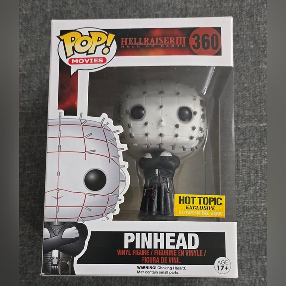 Funko | Other | Pinhead Glow In The Dark Hot Topic Exclusive Funko Pop ...